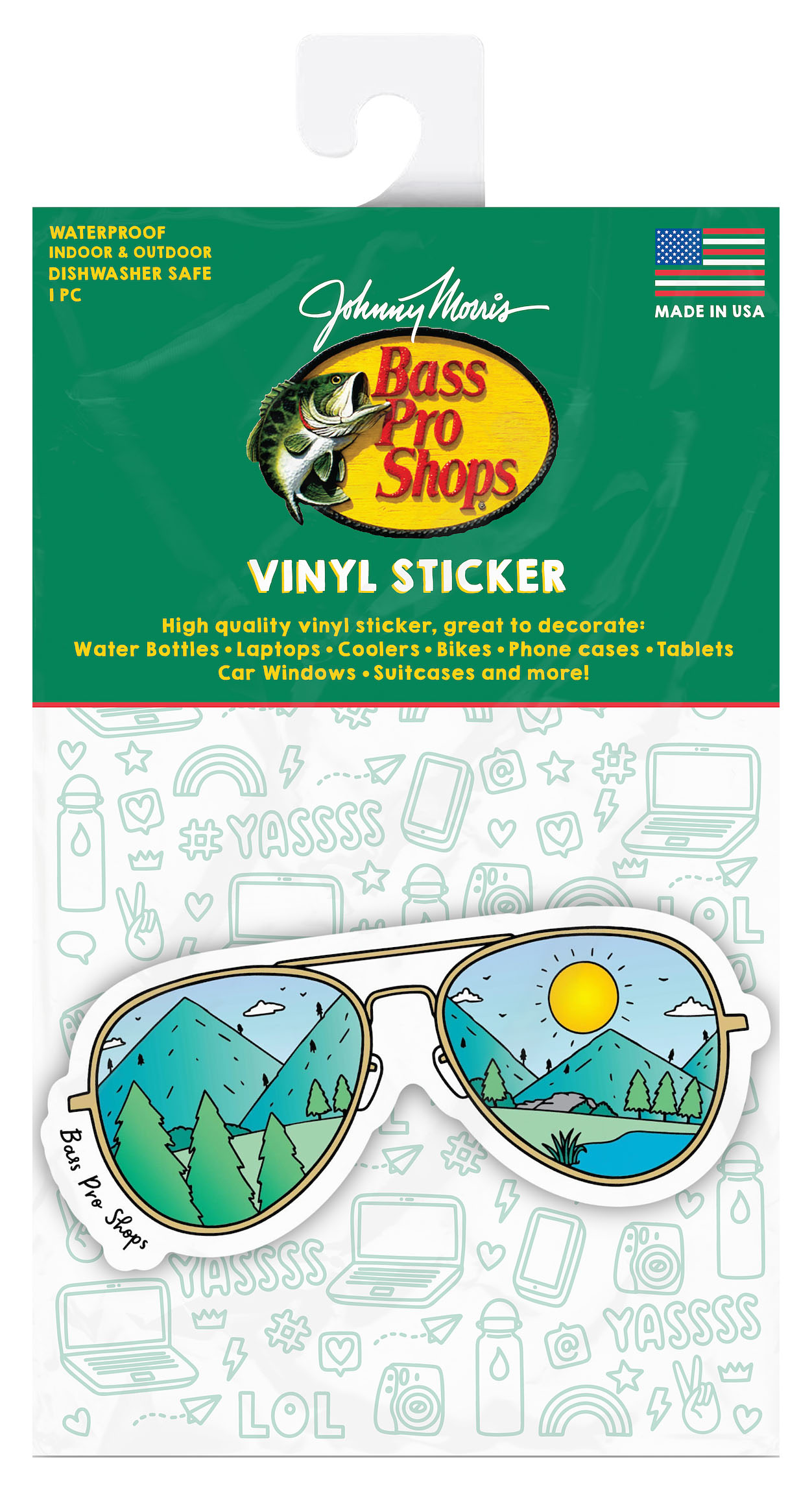 Bass Pro Shops Sunglasses with Nature Sticker | Bass Pro Shops